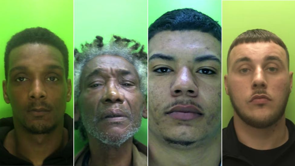 Nottingham friends jailed after guns haul found at flat - BBC News