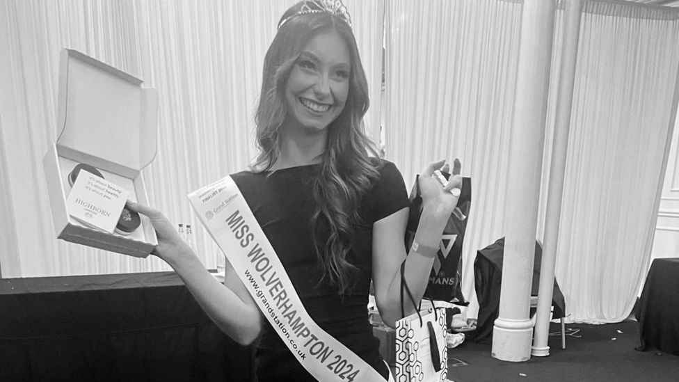 Miss Wolverhampton says she is still absorbing title win - BBC News