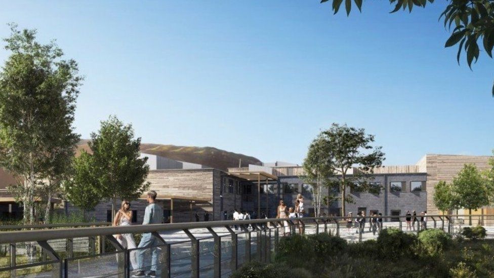 Cais i restru adeilad Ysgol Bro Hyddgen yn 'boncyrs' - BBC Cymru Fyw