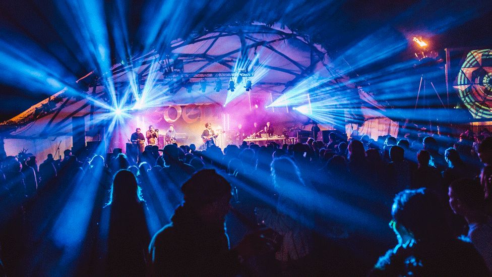 In pictures: Eden Festival on the Raehills Estate near Beattock - BBC News