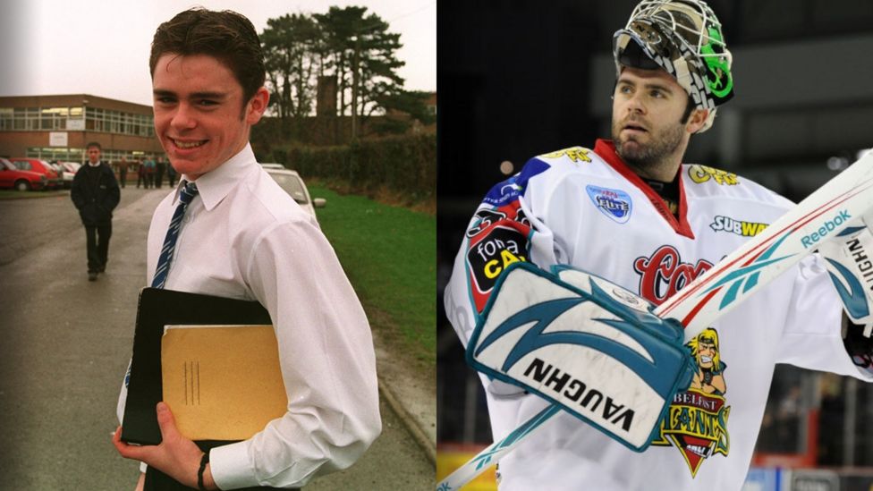 Telford: Young ice hockey player puts heart issues behind him - BBC News