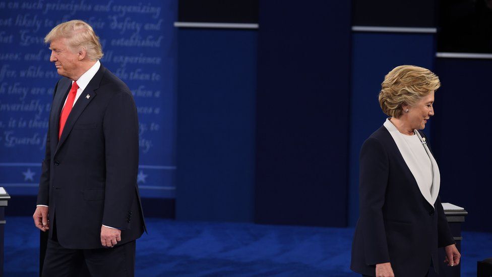 Trump v Clinton: World's media see no clear winner - BBC News