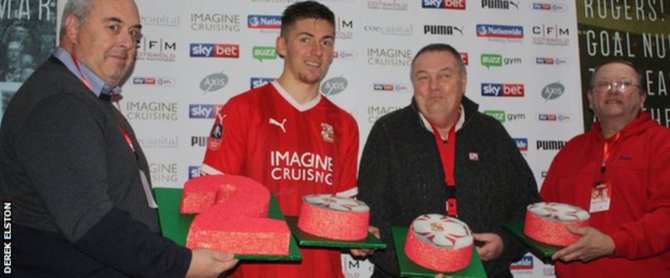 Swindon Town supporter Derek Elston attends 2,000th consecutive match ...