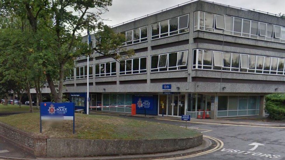 Reigate PC Marc Sturrock faces stalking charge - BBC News