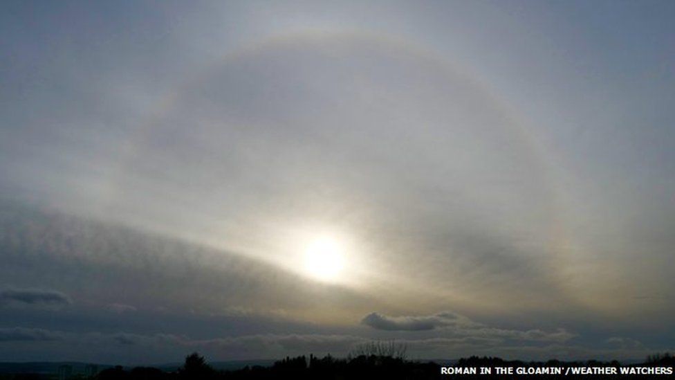 What are Sun and Moon halos? - BBC Weather