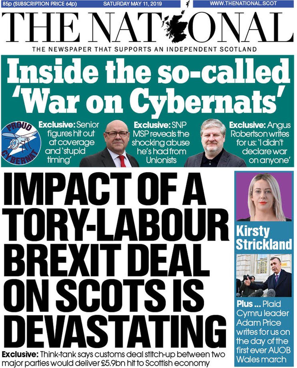 Scottish papers: MP embezzled thousands from pro-indy groups - BBC News