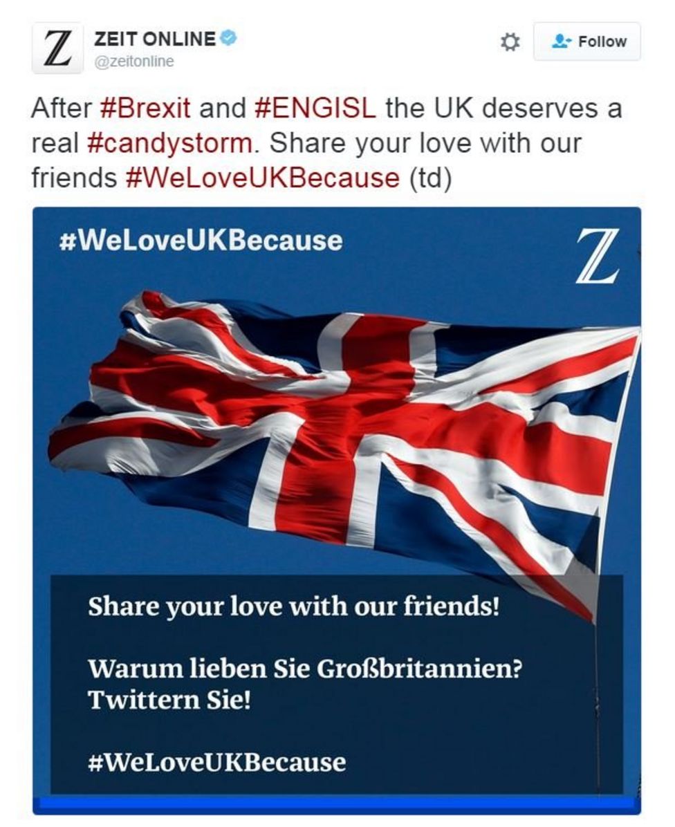 Germans reveal why they still 'Love UK' - BBC News