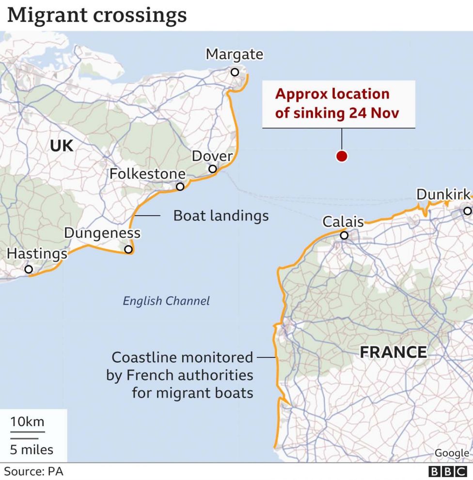 Migrant crisis: The Channel beaches that host a lethal trade in human ...