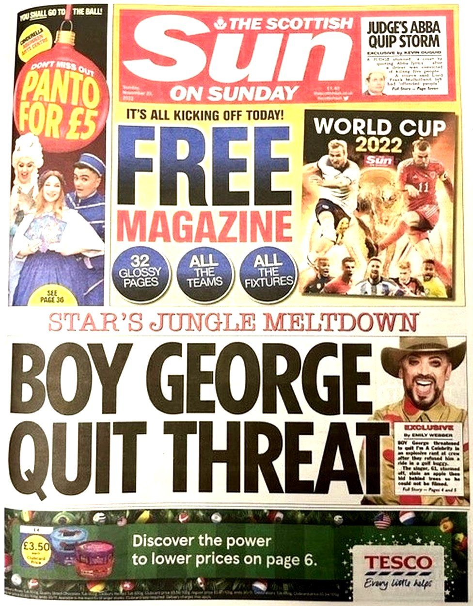 Scotland's papers: Homecoming 'better than a lottery win' - BBC News