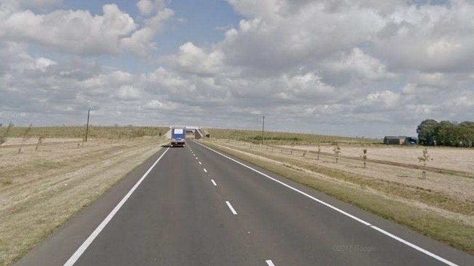 Multiple injuries in three-vehicle crash on A16 near Peterborough - BBC ...