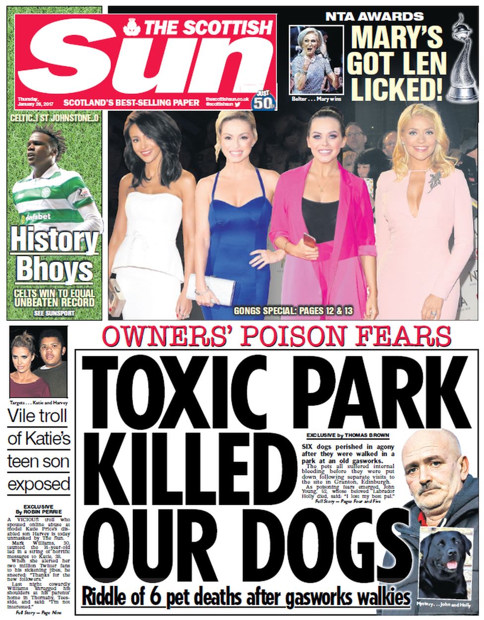 Scotland's papers: Child health timebomb and pet death riddle - BBC News