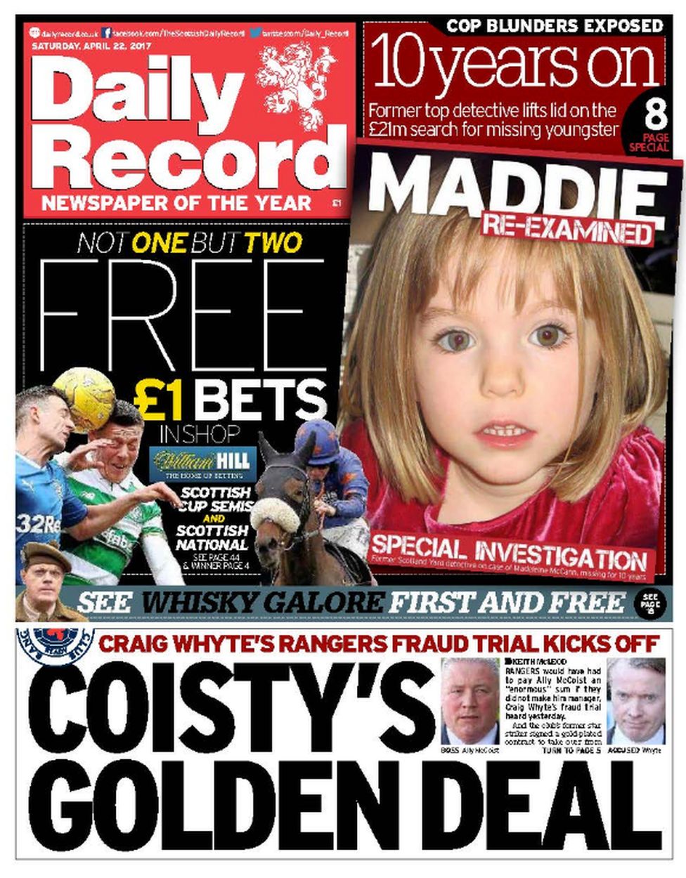 Scotland's papers: Craig Whyte trial and drug-drive testing - BBC News