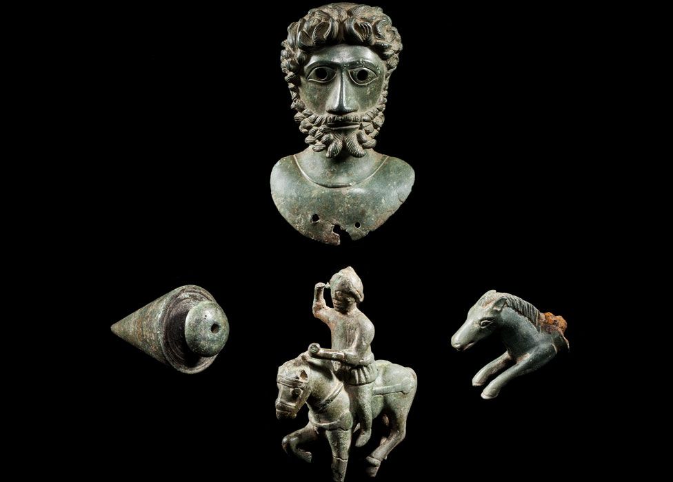 Yorkshire Museum acquires 'truly exceptional' Roman bronze hoard - BBC News