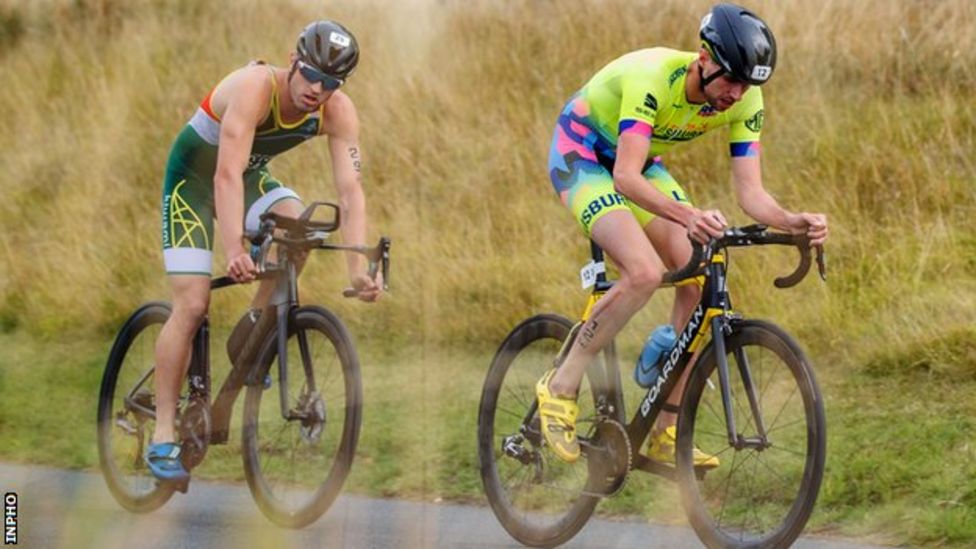 James Edgar: Lisburn man triumphs at Dublin City Triathlon - BBC Sport