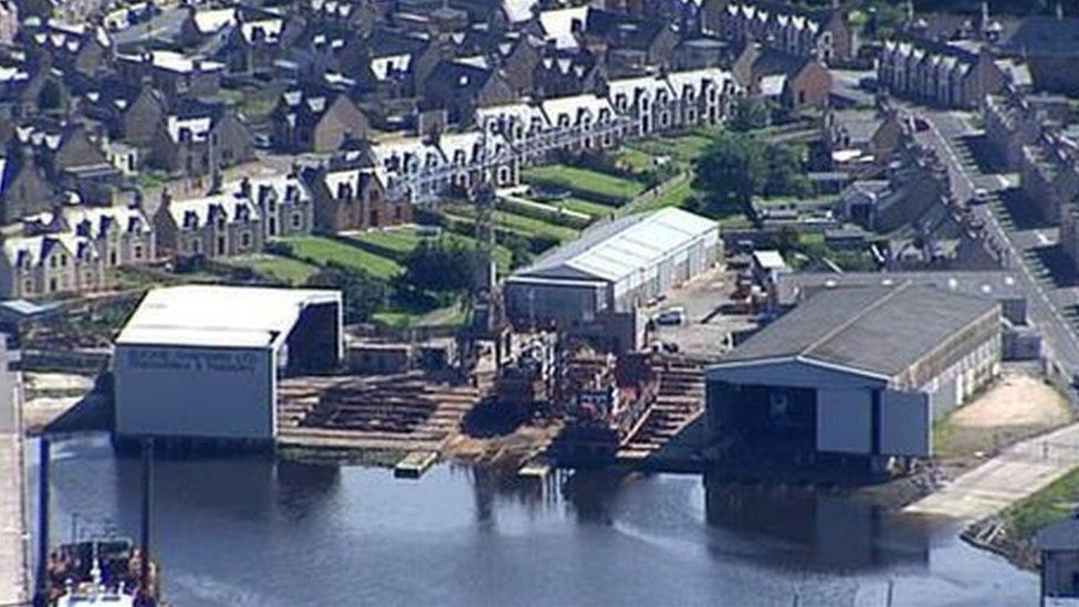 Teenage girls charged after Buckie Shipyard fire - BBC News