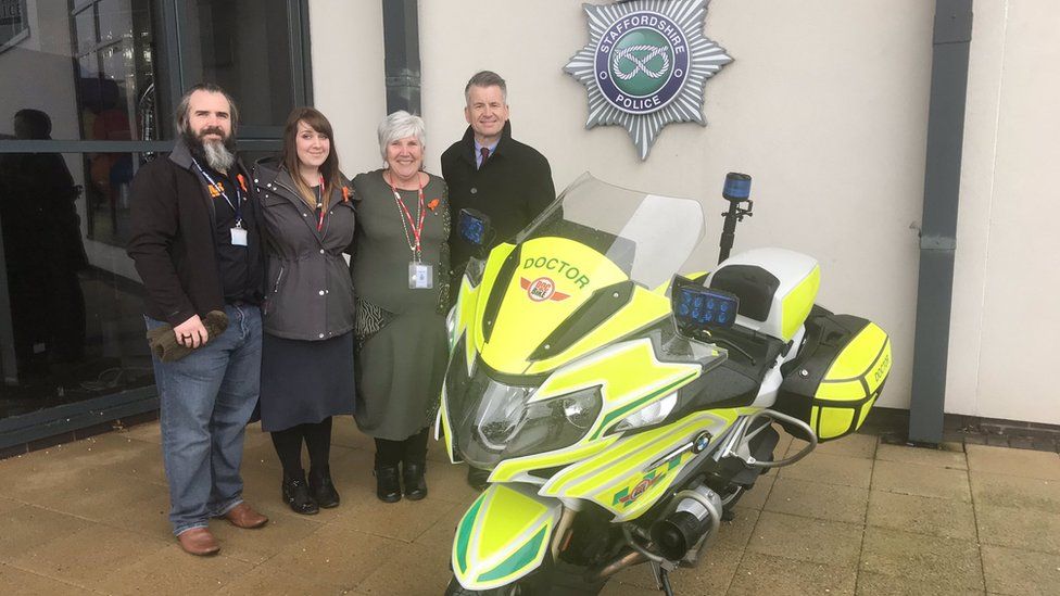 Docbike: Life-saving legacy of Staffordshire policeman - BBC News