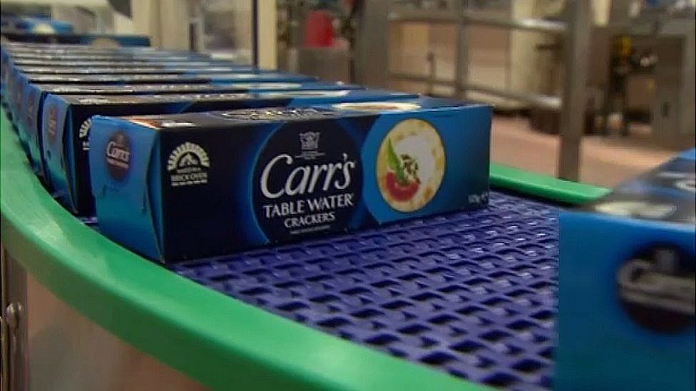 Sculpture for Carlisle Carr's factory 'cracker packers' - BBC News