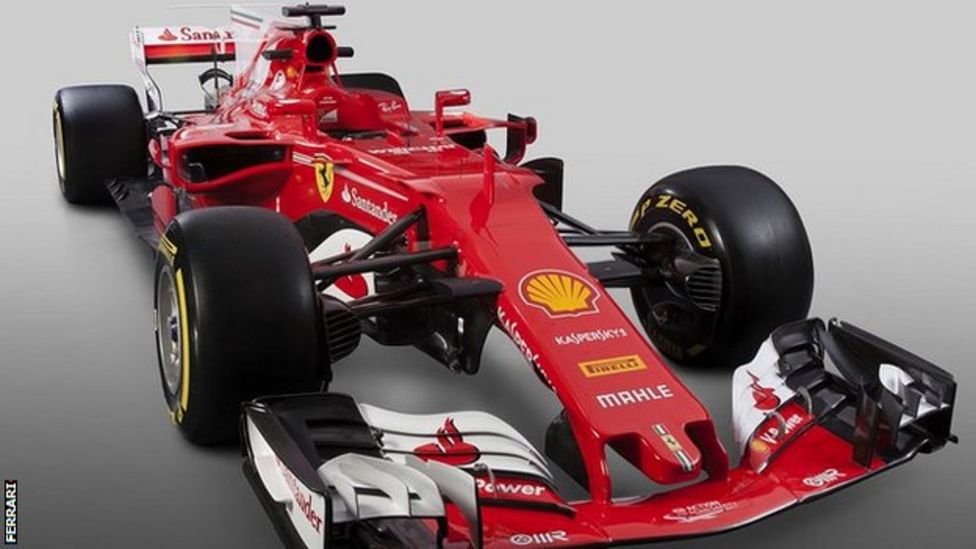 Ferrari: Sebastian Vettel and Kimi Raikkonen unveil new car - BBC Sport