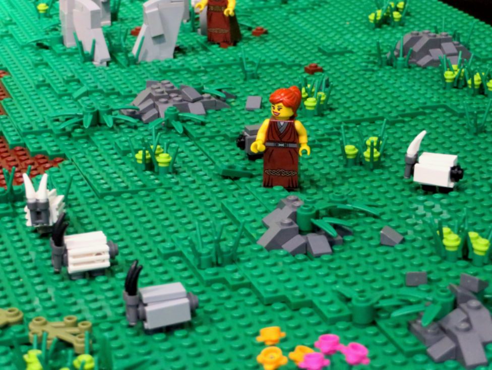 Everything is ancient: Lego broch completed - BBC News