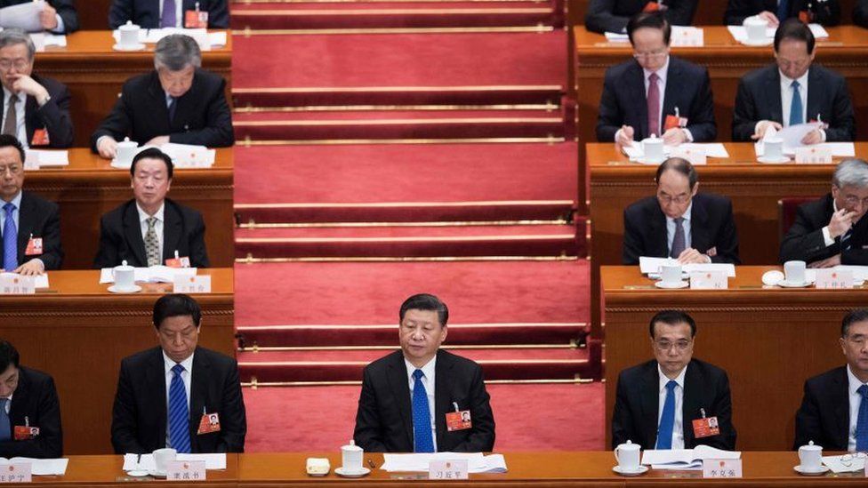 China's National People's Congress: Eye rolls and tame questions - BBC News