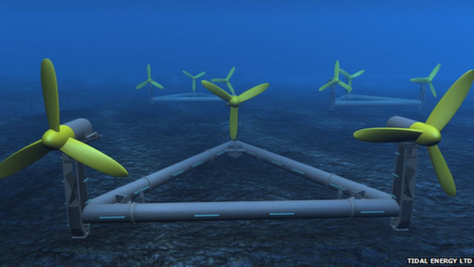 Tidal power generator unveiling hailed as landmark - BBC News