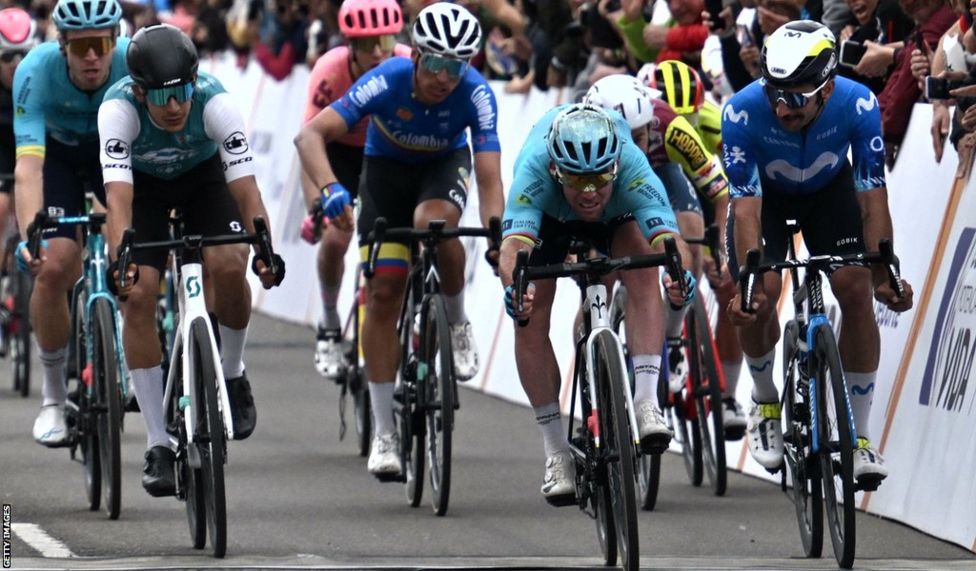 Tour of Colombia: Britain's Mark Cavendish wins stage four in sprint ...