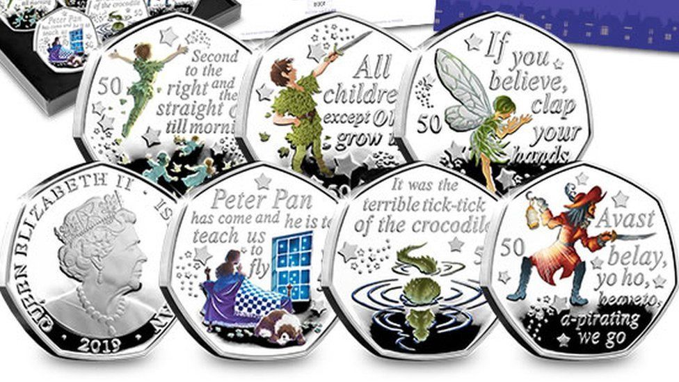 Peter Pan coin released for Great Ormond Street Hospital - BBC Newsround