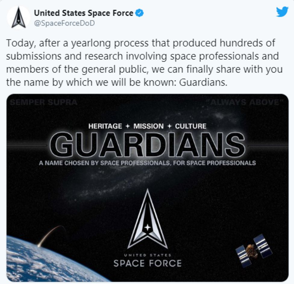 US Space force to be 'Guardians' of the galaxy - BBC Newsround