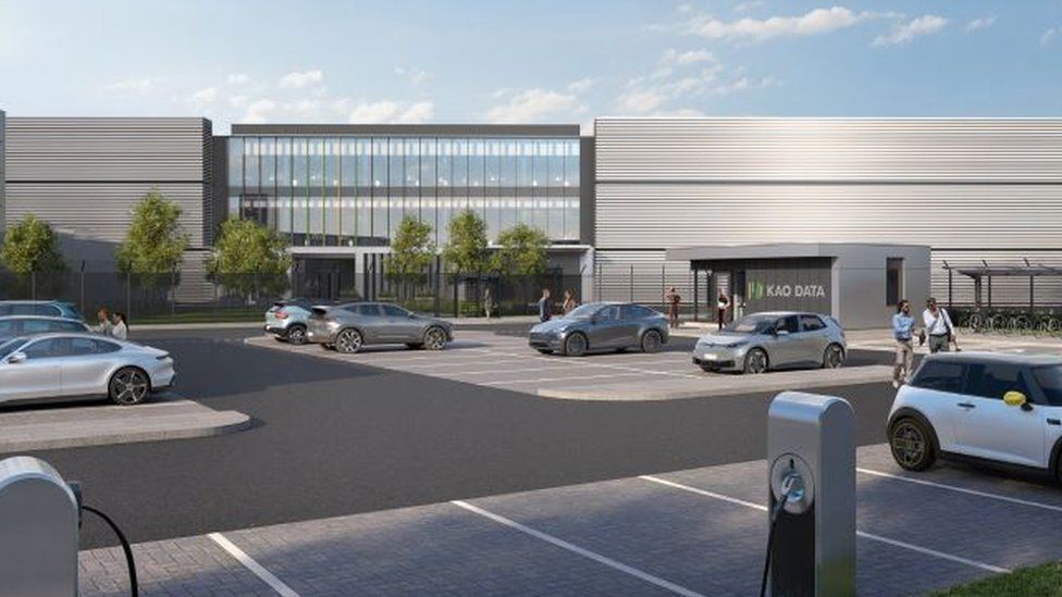 Plans for huge Kao Data centre in Stockport revealed - BBC News