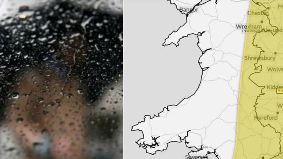 Rhybudd o stormydd a llifogydd yn y dwyrain - BBC Cymru Fyw