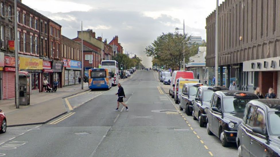 Man seriously hurt after being hit by a bus in Bootle - BBC News