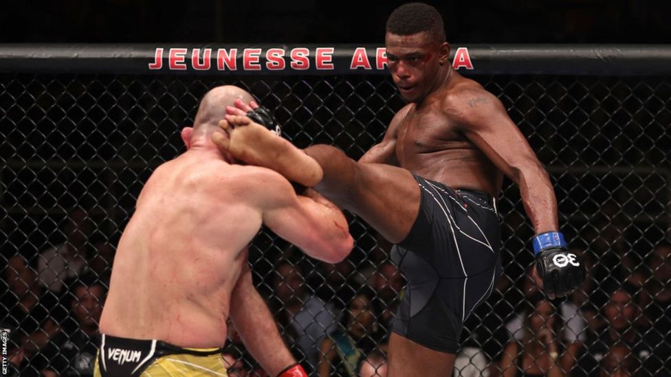 UFC: Jamahal Hill vacates light heavyweight title due to injury - BBC Sport
