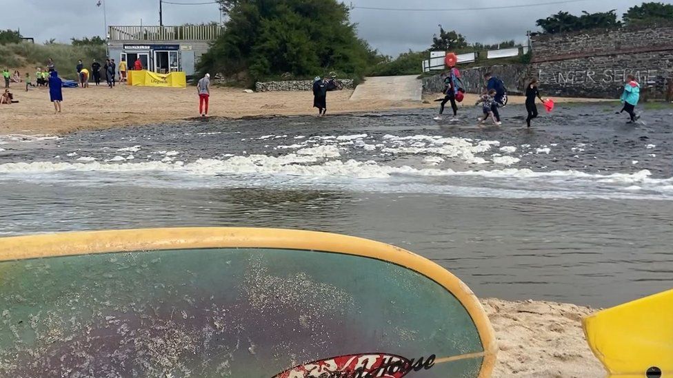 Shock after sewage releases at Cornish tourist spot Harlyn Bay - BBC News