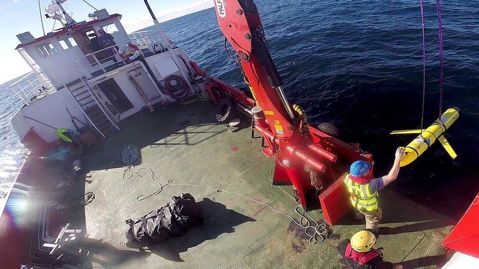 Large-scale deployment of robots in sea off Scotland - BBC News