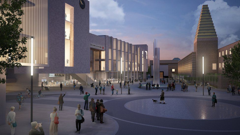 Vote launched to help decide revamped Oxford station design - BBC News