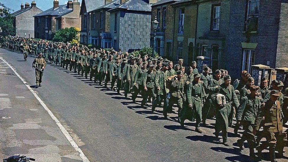 VE Day: The enemy soldiers left in Britain after WW2 - BBC News