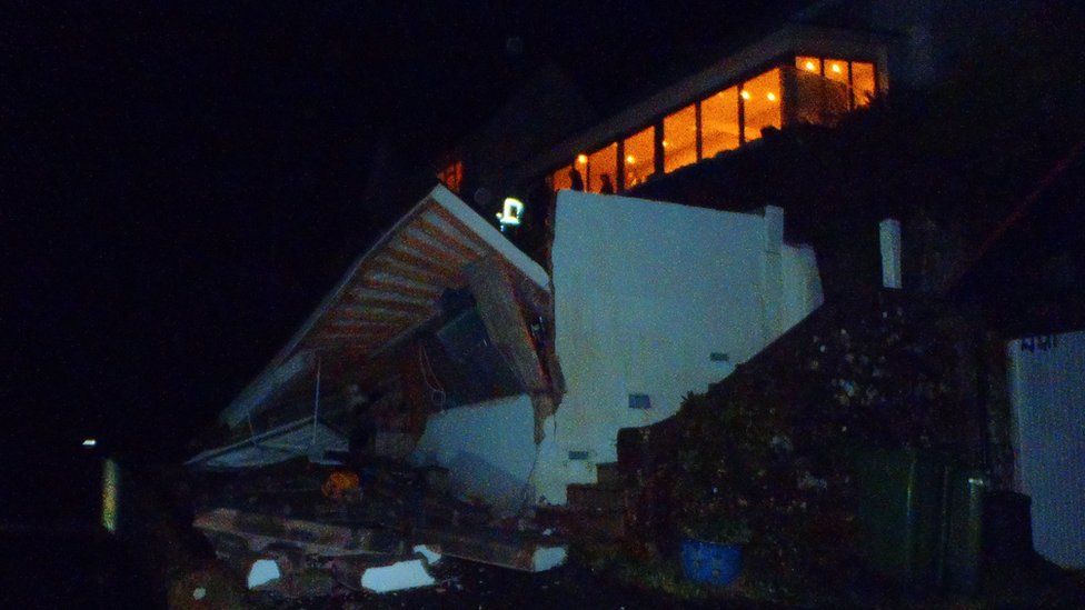 Jersey landslide care home residents moved - BBC News