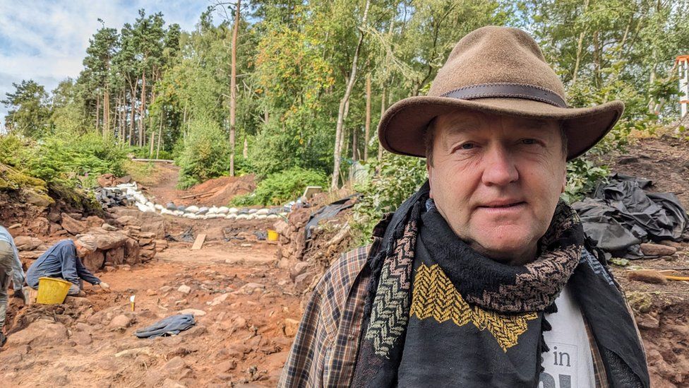 Archaeologists revisit mysterious carving site on Shropshire hill - BBC ...