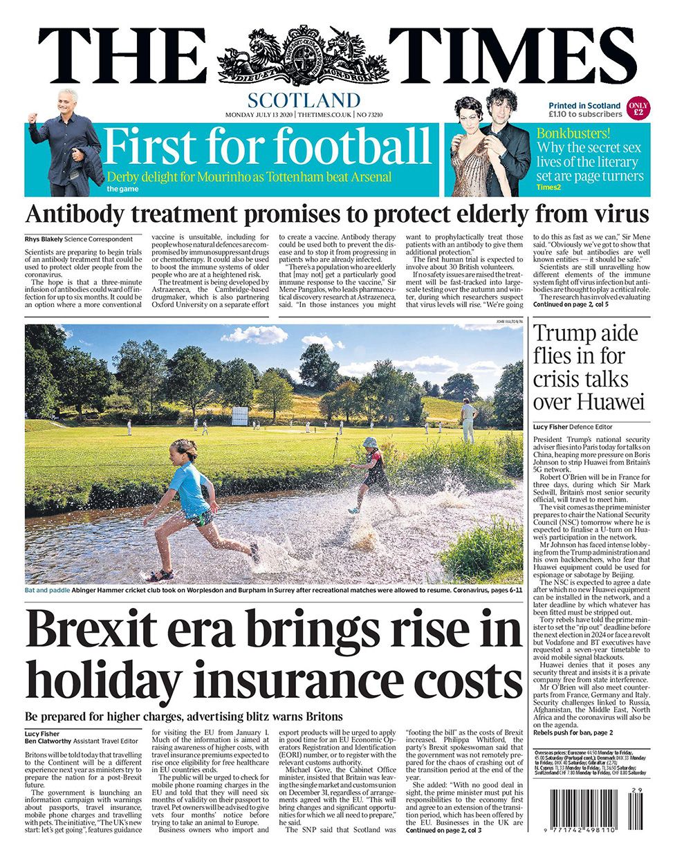 Scotland's papers: The £150bn 'green revolution' and border divisions ...