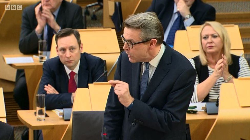 Brexit: MSPs vote to reject draft deal in Holyrood - BBC News