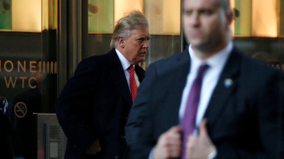 Trump v Spies: A very public row which could damage both - BBC News