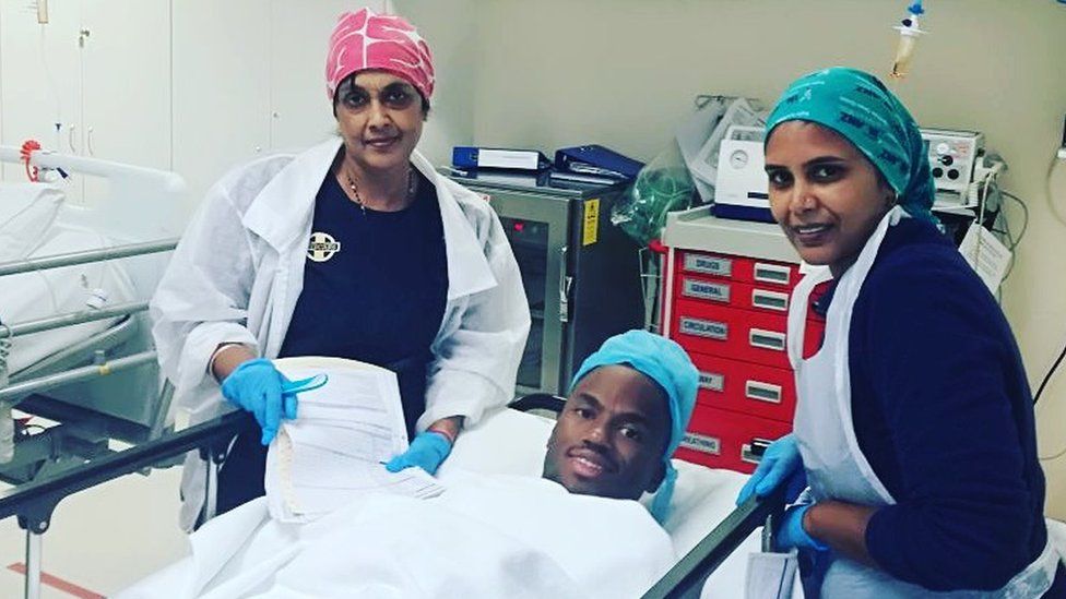 Mhlengi Gwala: 'Chainsaw attack won't stop me doing what I love' - BBC ...