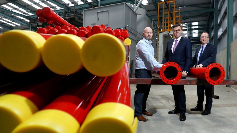 Strabane: Pipe work firm Fabplus creates 83 jobs - BBC News