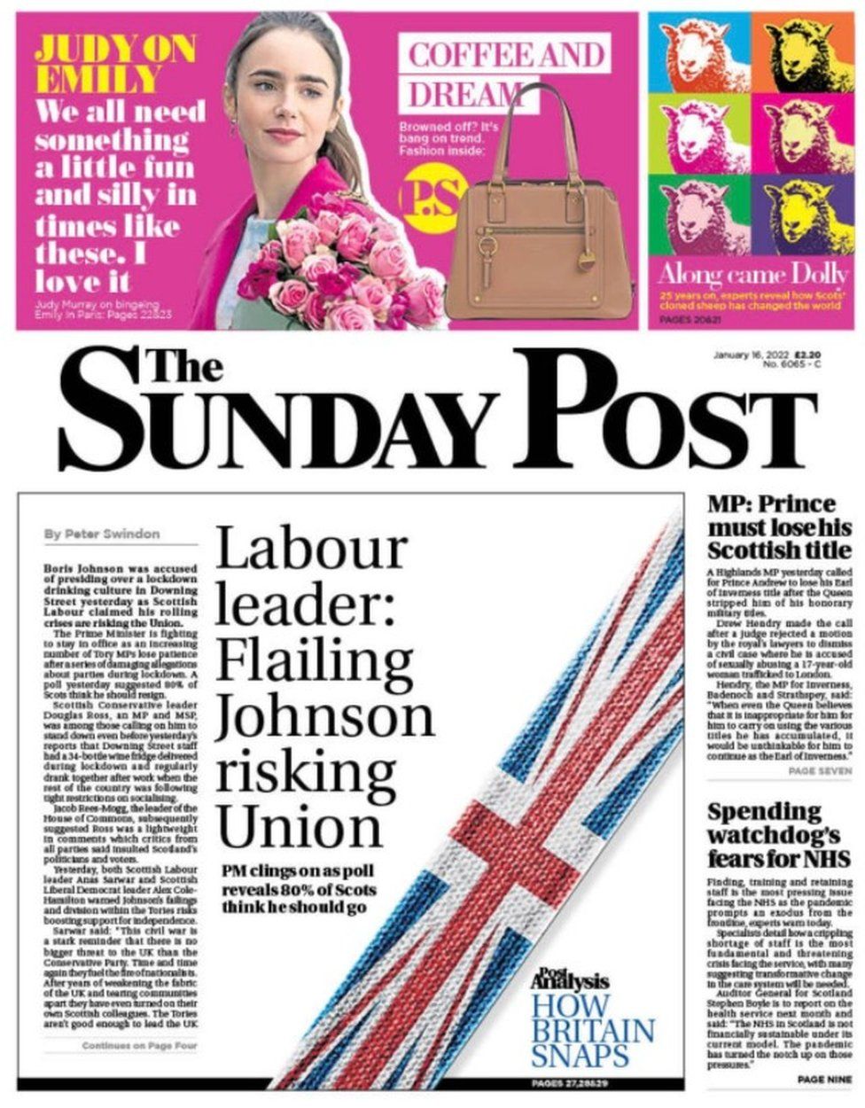 Scotland's papers: Covid pressures and 'get exit done' say polls - BBC News