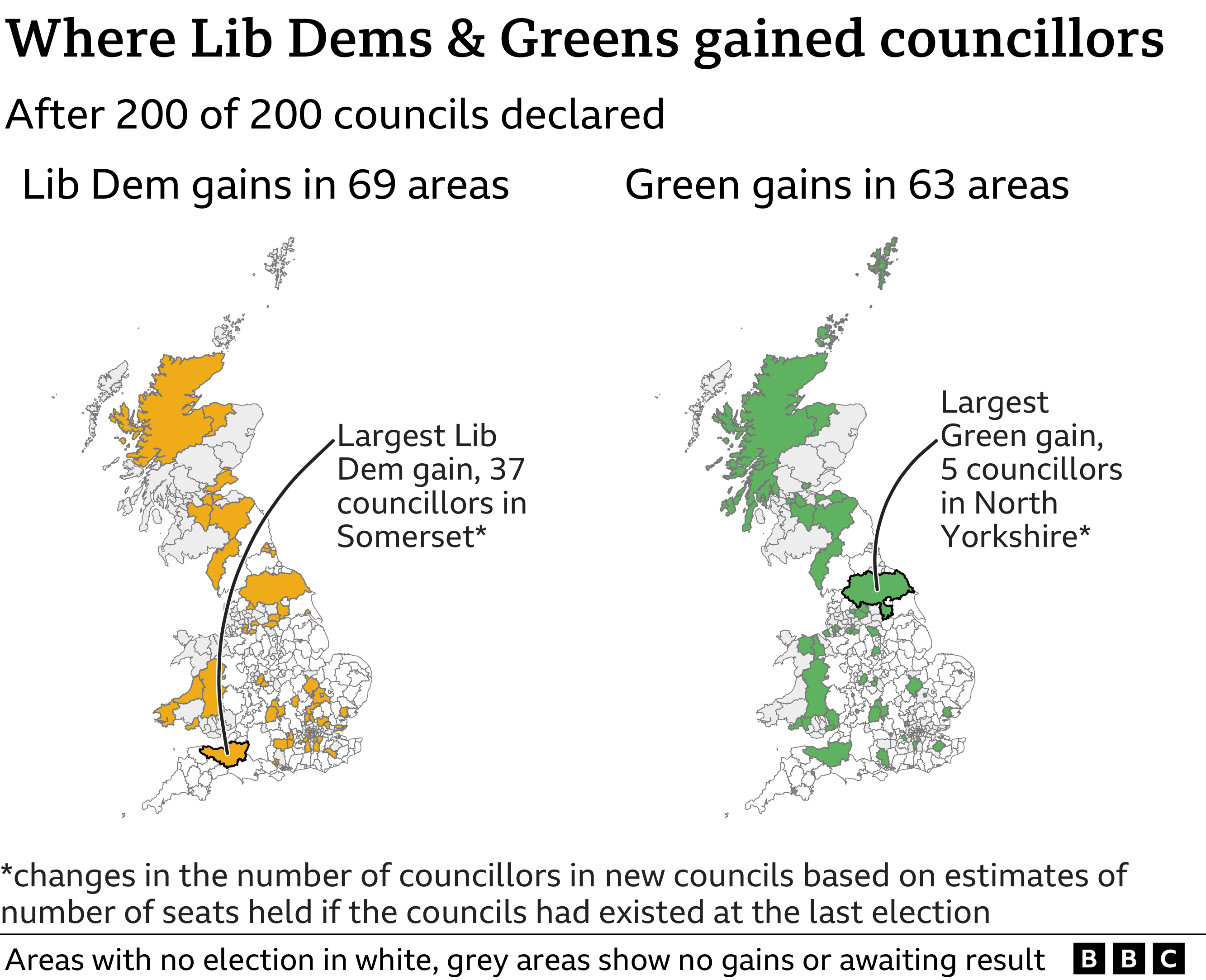 Election results 2022: How the parties performed in maps and charts ...