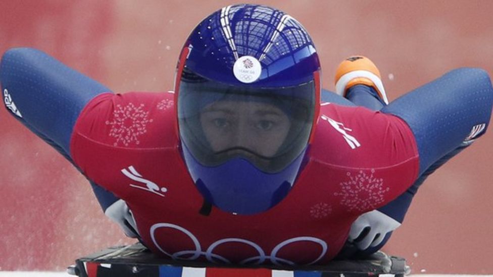 Winter Olympics: Lizzy Yarnold excels in skeleton training - BBC Sport