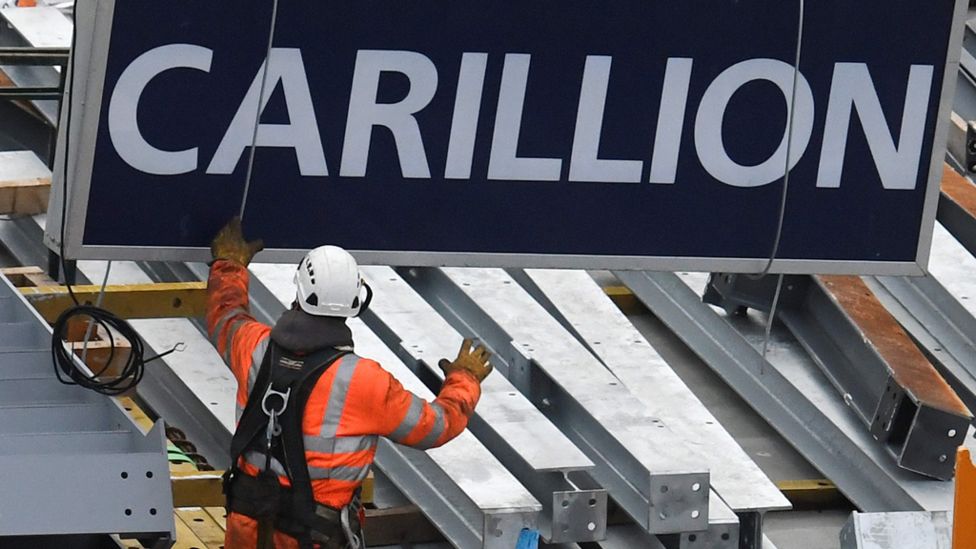 Carillion collapse to cost taxpayers £148m - BBC News