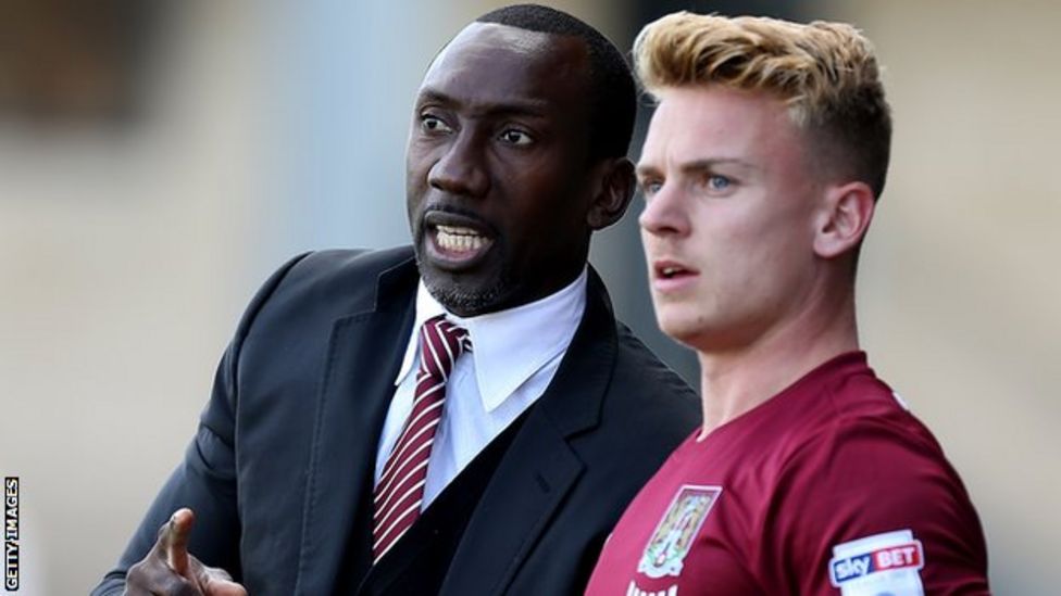 Sam Hoskins: Northampton Town striker signs new deal until 2020 - BBC Sport