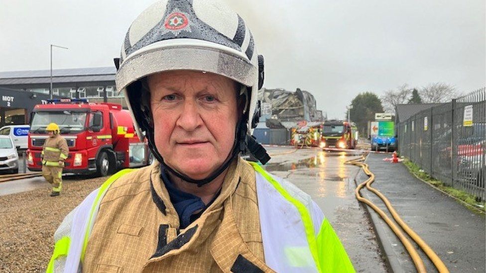 Bessbrook: Firefighters tackle blaze at Loughbrook Industrial Estate ...