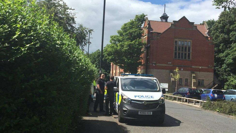 Man arrested over chemical find in house at Heaton - BBC News